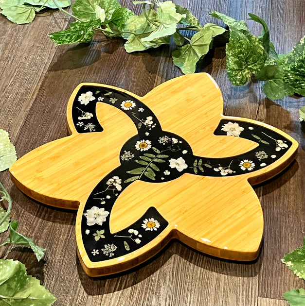 FLOWER POWER LAZY SUSAN – Holly Epoxy