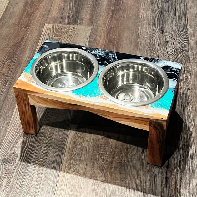 Ombre Dog Bowl – Holly Epoxy