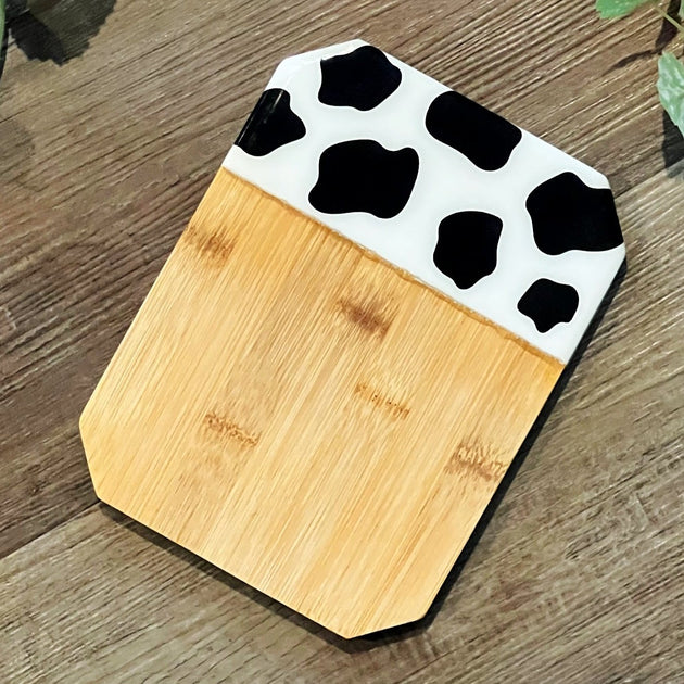 Mini Cow Print Board – Holly Epoxy