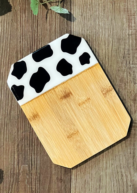 Mini Cow Print Board – Holly Epoxy