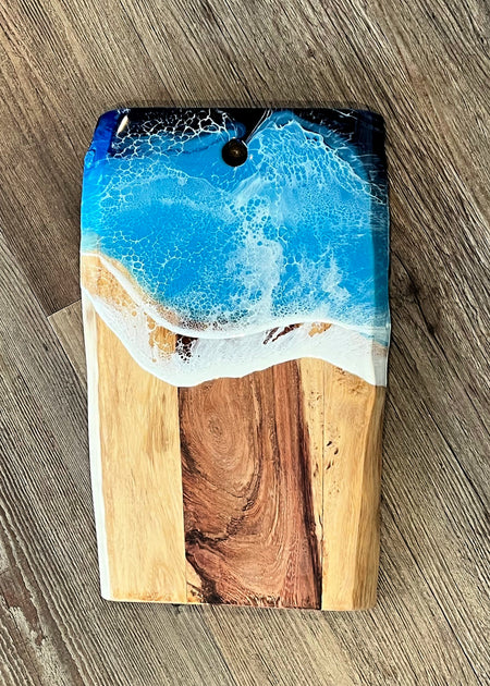 Natural Wood Wave Board – Holly Epoxy