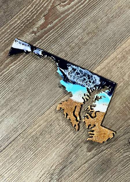 Maryland Wall Art – Holly Epoxy