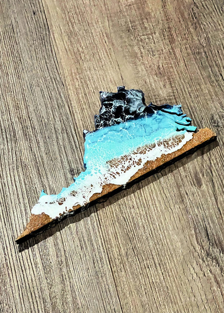 Virginia Wall Art – Holly Epoxy