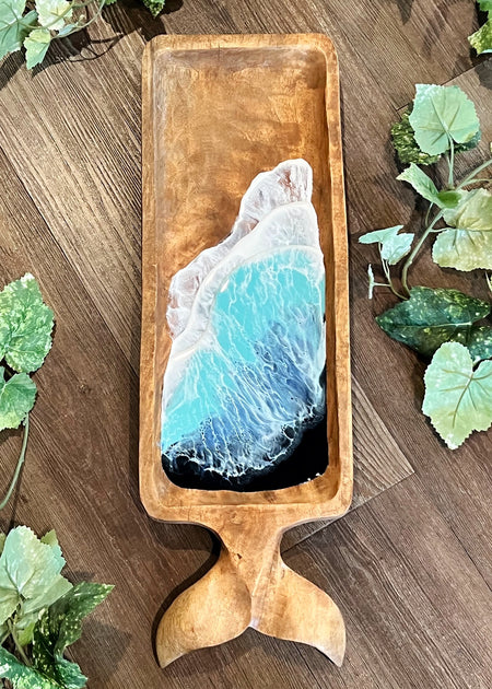 Whale Tail Ocean Tray – Holly Epoxy